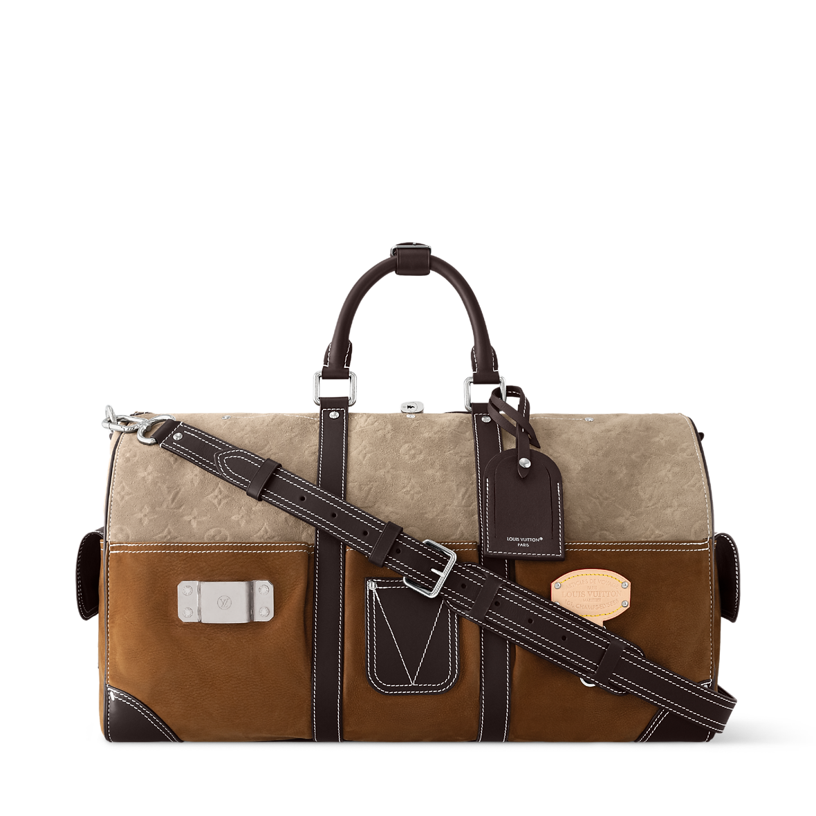 Bolsa de viaje Keepall 50 con bandolera Autres Cuirs Monogram - Viaje ...