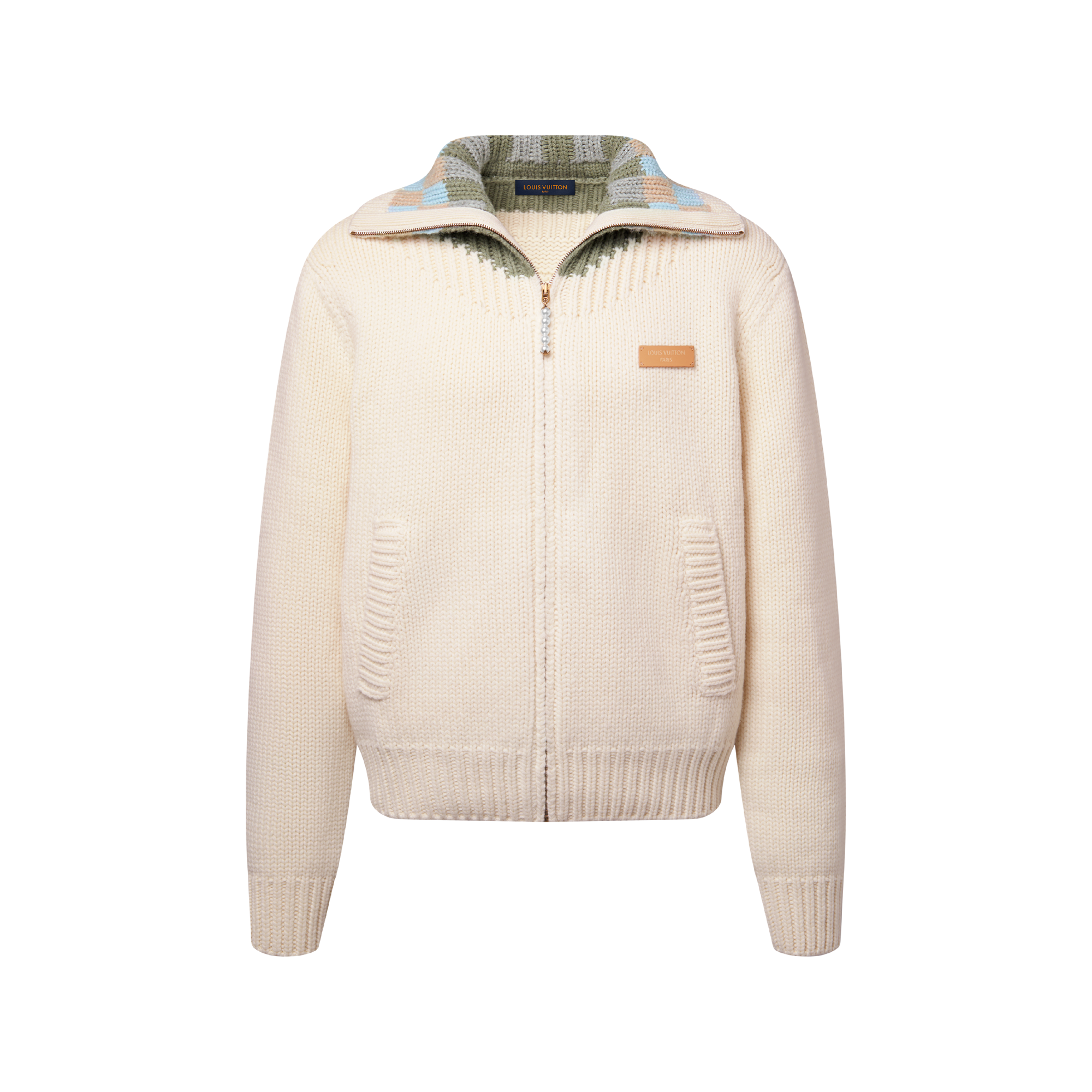 Chaqueta deportiva en intarsia con cremallera - Prêt-à-Porter 1AJUVQ ...