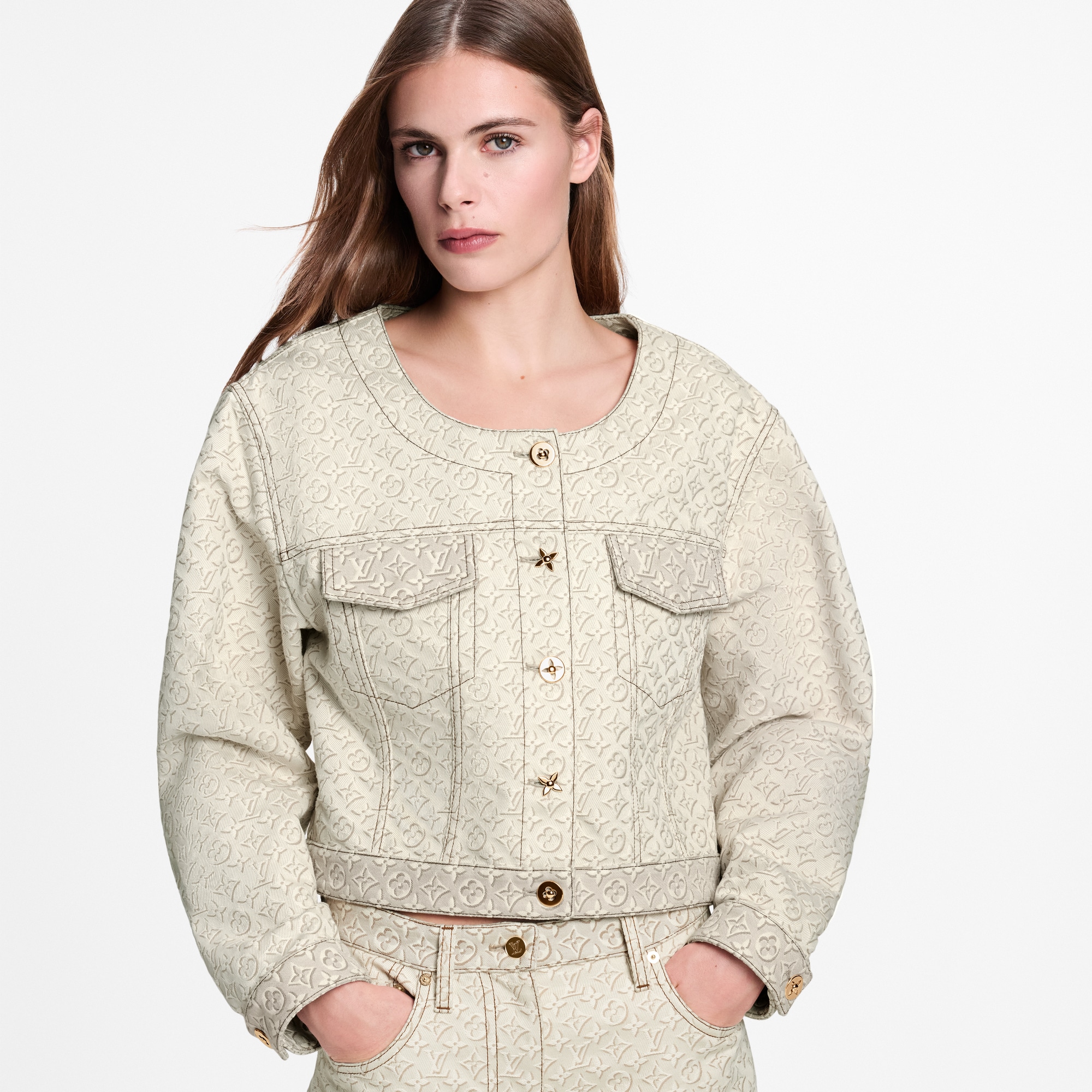 Chaqueta vaquera 3D Monogram - Prêt-à-Porter 1AJGPC | LOUIS VUITTON