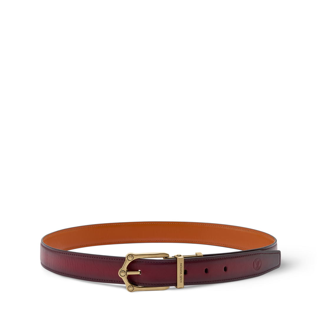 Cinturón reversible Frog Patinated de 3 cm - Accesorios | LOUIS VUITTON