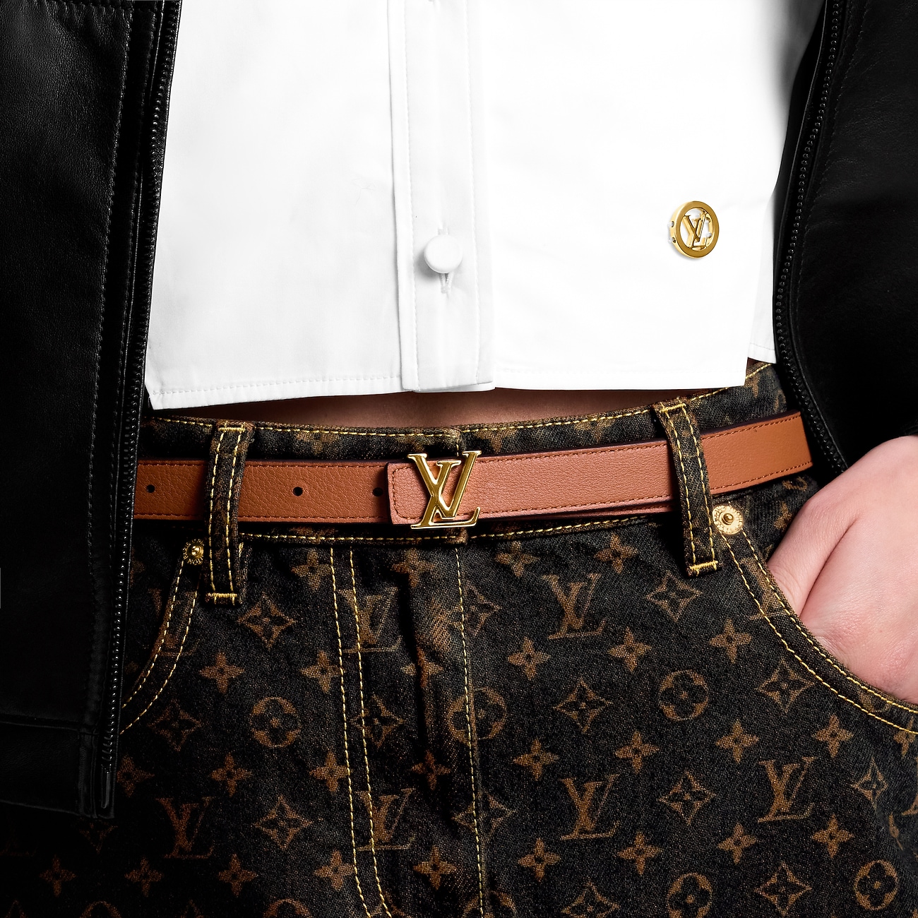 Cinturón reversible LV Iconic de 2 cm Lona Monogram - Accesorios M0440M ...