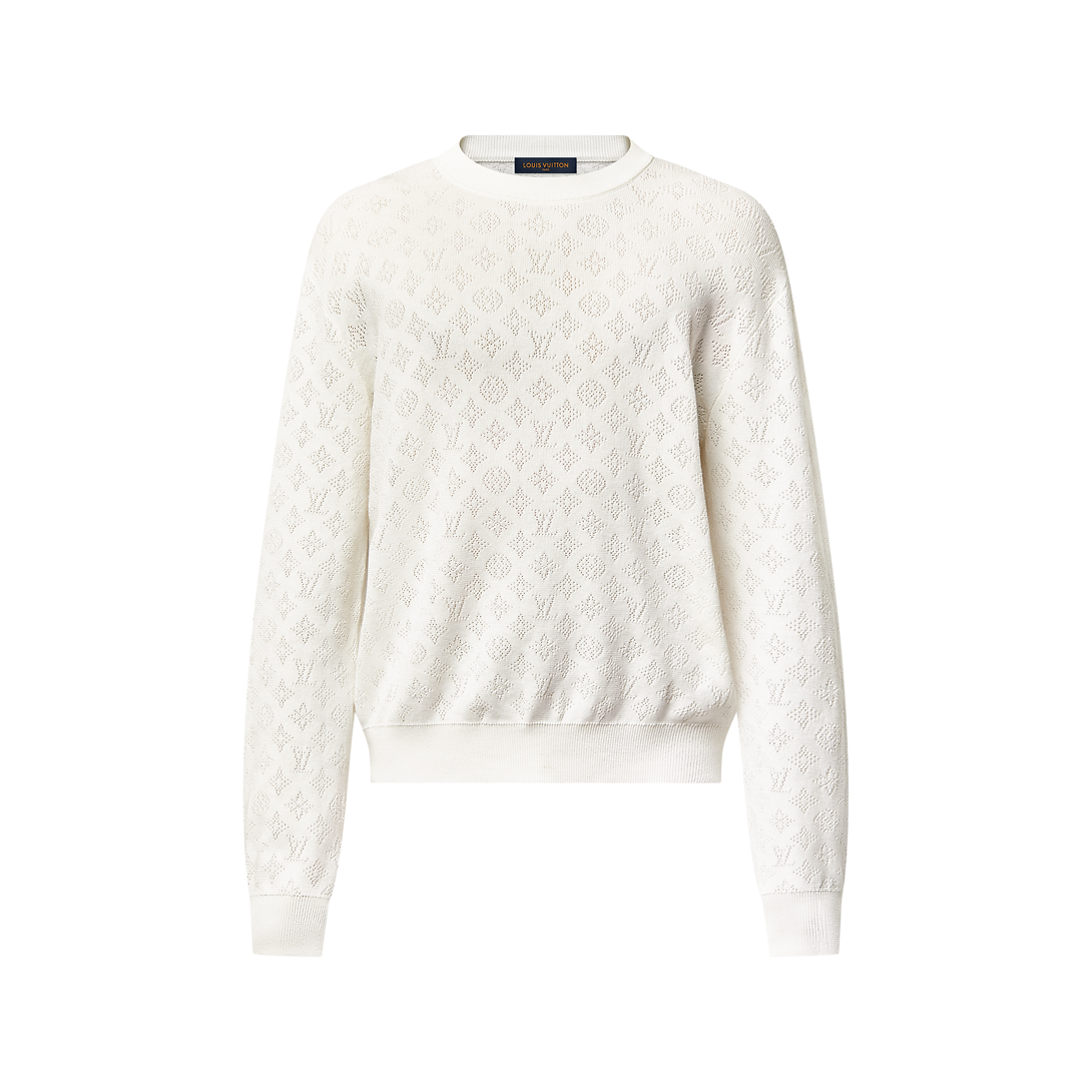 Jersey Monogram en punto pointelle de algodón - Prêt-à-Porter | LOUIS ...