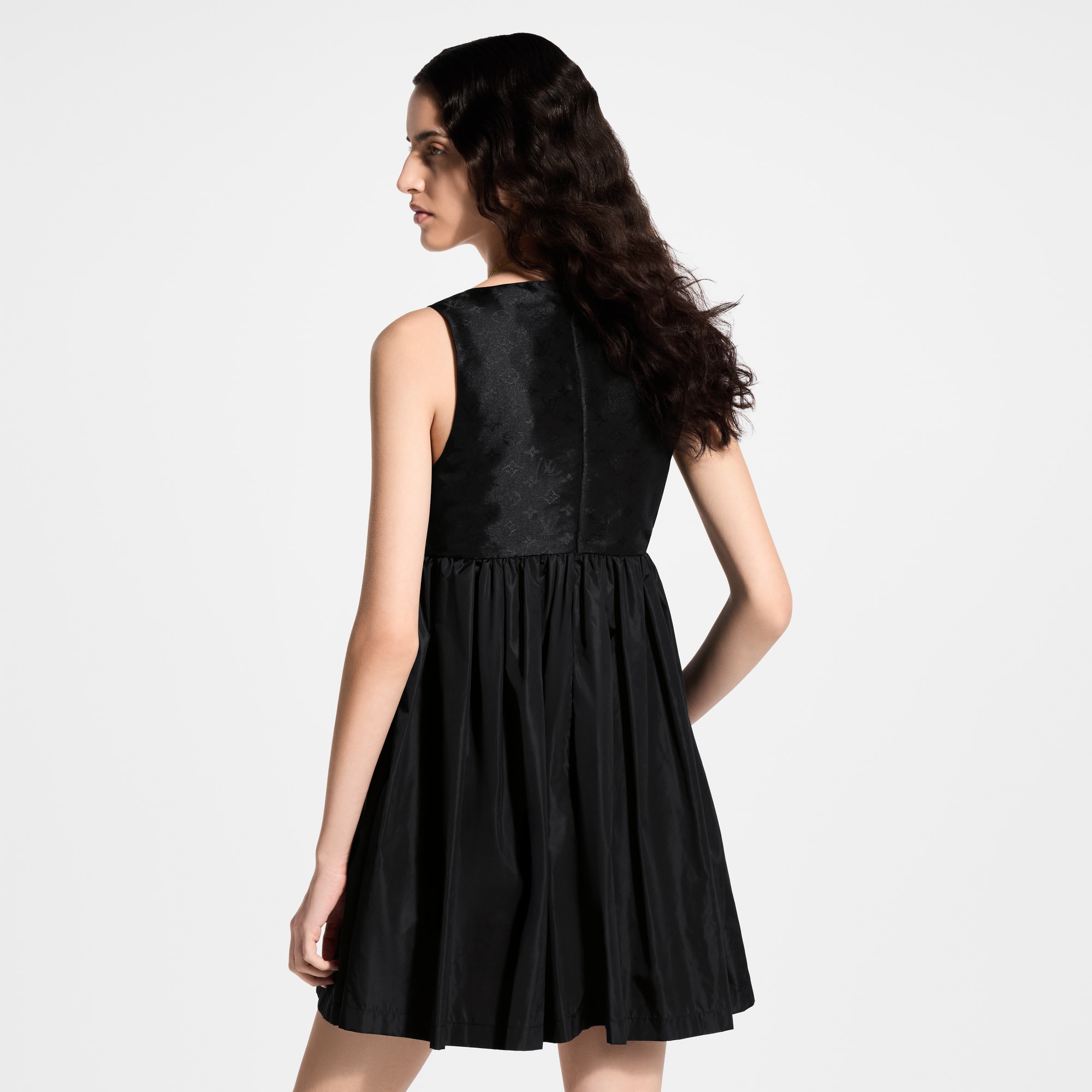 Vestido babydoll con detalle Monogram - Prêt-à-Porter 1AKEK2 | LOUIS ...